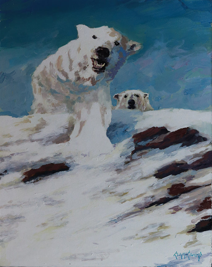 Polar Bears – Cliff Cramp Illustration