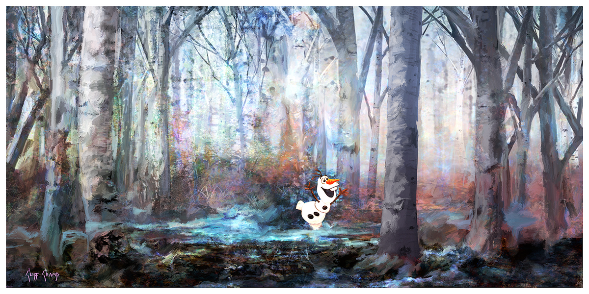 Disney Frozen Print. – Cliff Cramp Illustration
